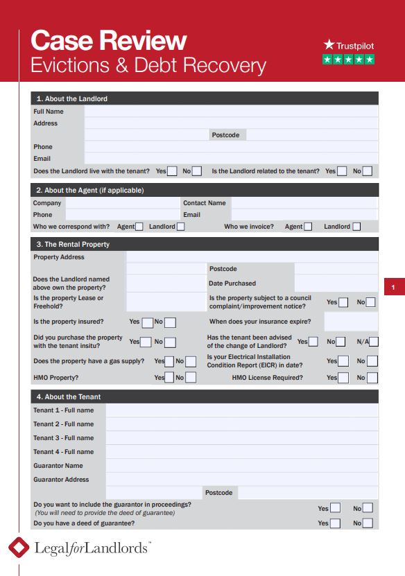 Case review - LegalForLandlords